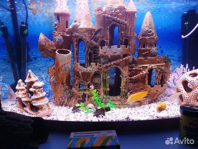 Замок для аквариума