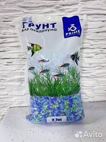 Грунт для аквариума prime млечный путь 2,7кг