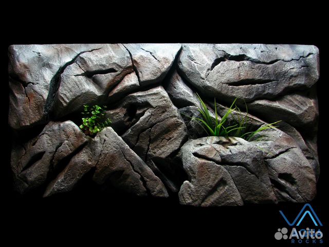 Объёмный 3D фон, декор в аквариум, террариум